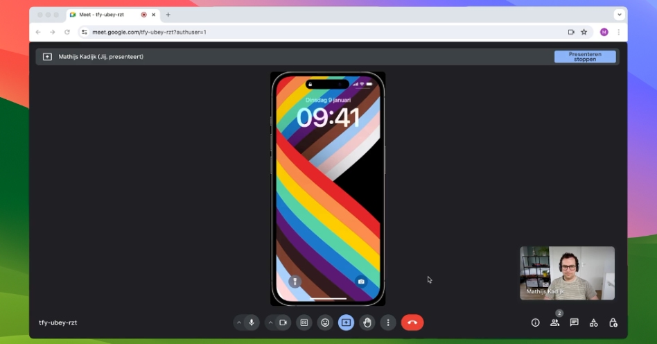 Share Your iPhone Screen on Google Meet | Bezel • Mirror any iPhone on ...